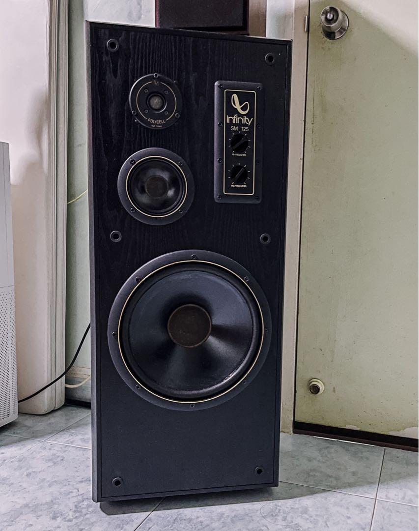 Infinity Studio Monitor 125 SM125 3 way floor stand speaker , Audio ...