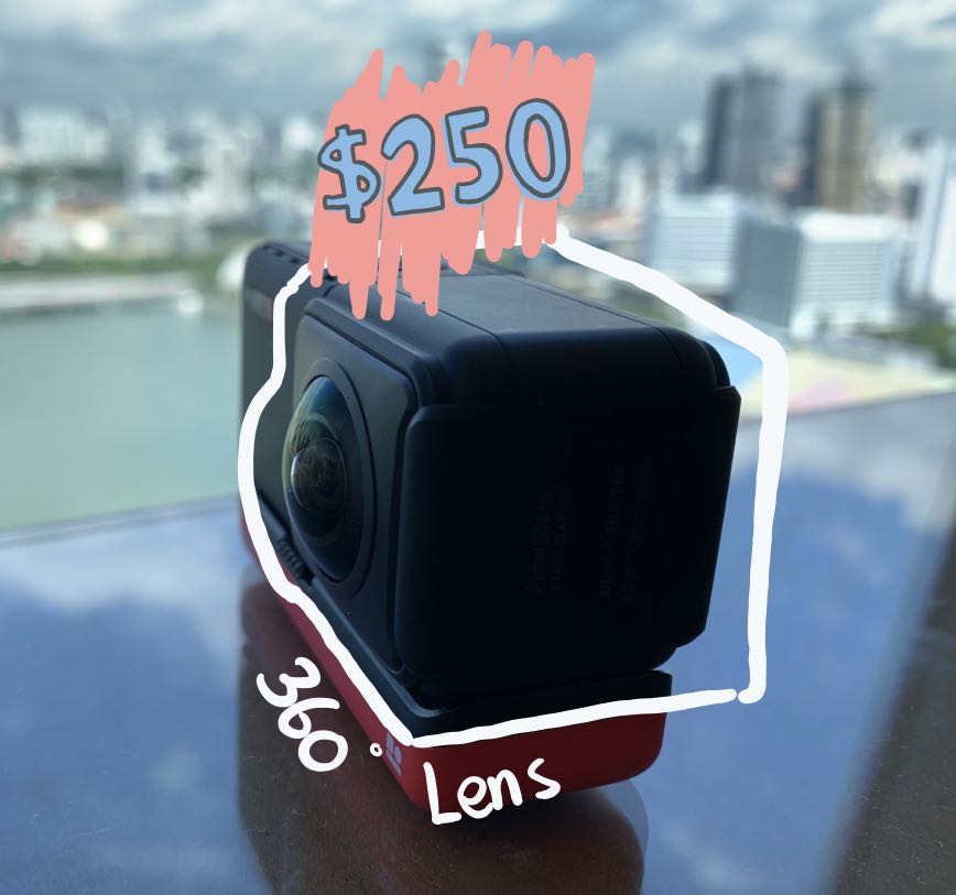 Insta360 One R 360 Lens, Photography, Lens & Kits on Carousell