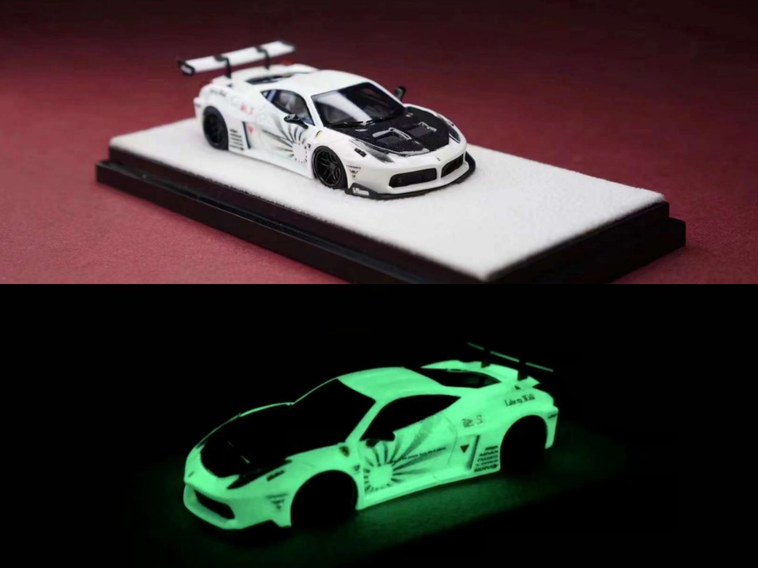 JEC 1:64樹脂模型！LB寛體改裝版Silhouette Works 458 GT, 興趣及遊戲, 玩具 & 遊戲類 - Carousell