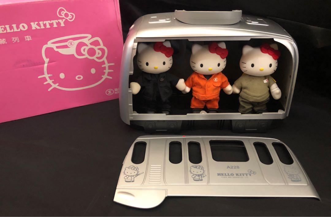 kym: Hello Kitty TRAIN SET, Hobbies & Toys, Toys & Games on Carousell
