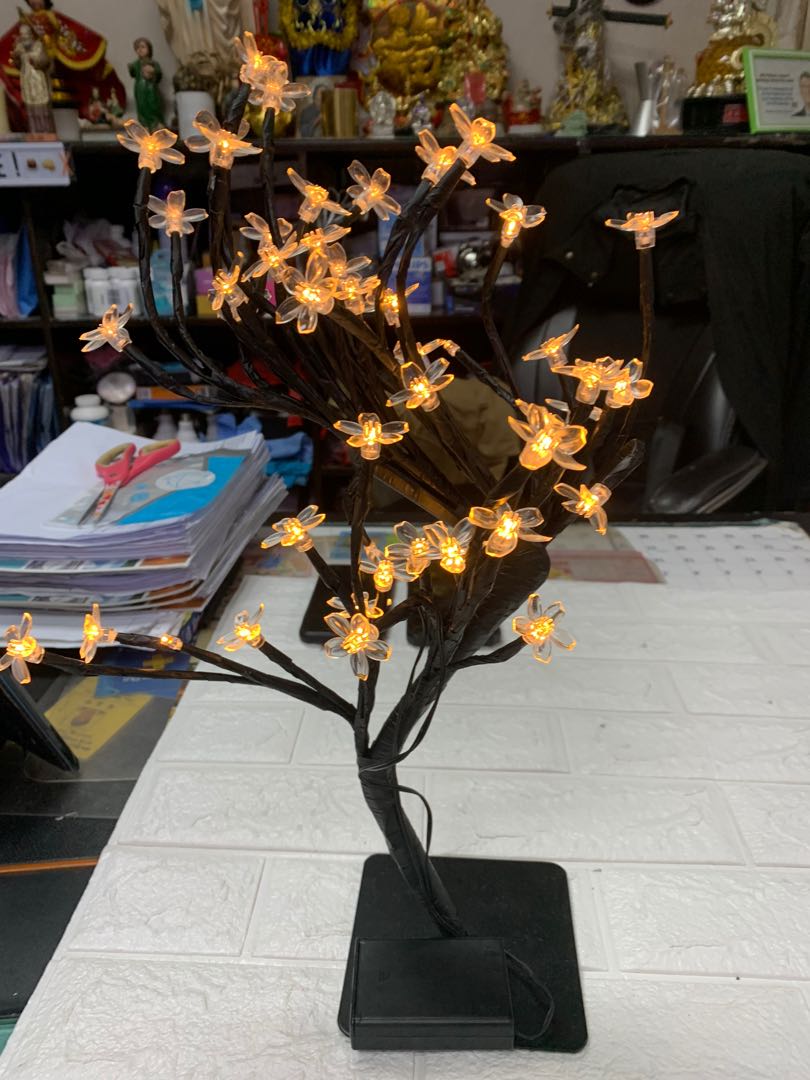 LED Lighted Tree Table Top, Furniture & Home Living, Lighting & Fans ...