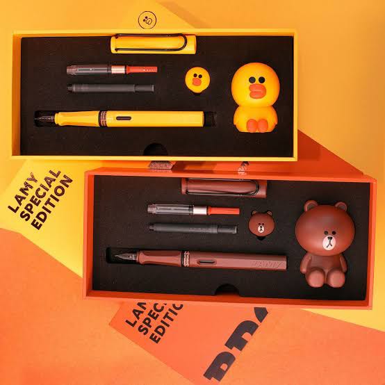 Line Friends X Lamy fountain Pen, Hobbies & Toys, Stationary & Craft ...