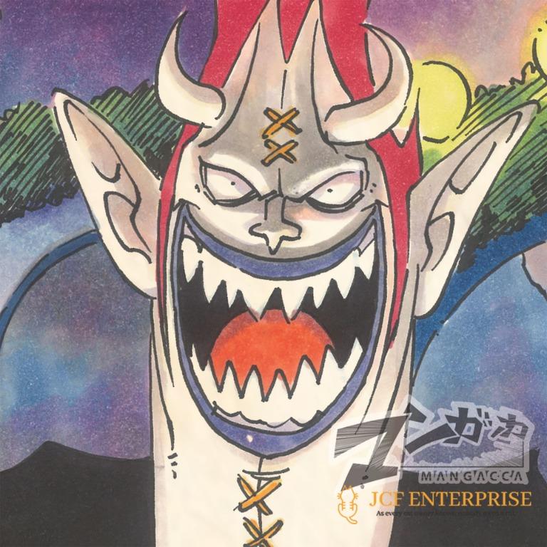 [MANGACCA] One Piece Wanted Seven Warlords Gecko Moria Hand Drawn Gold ...