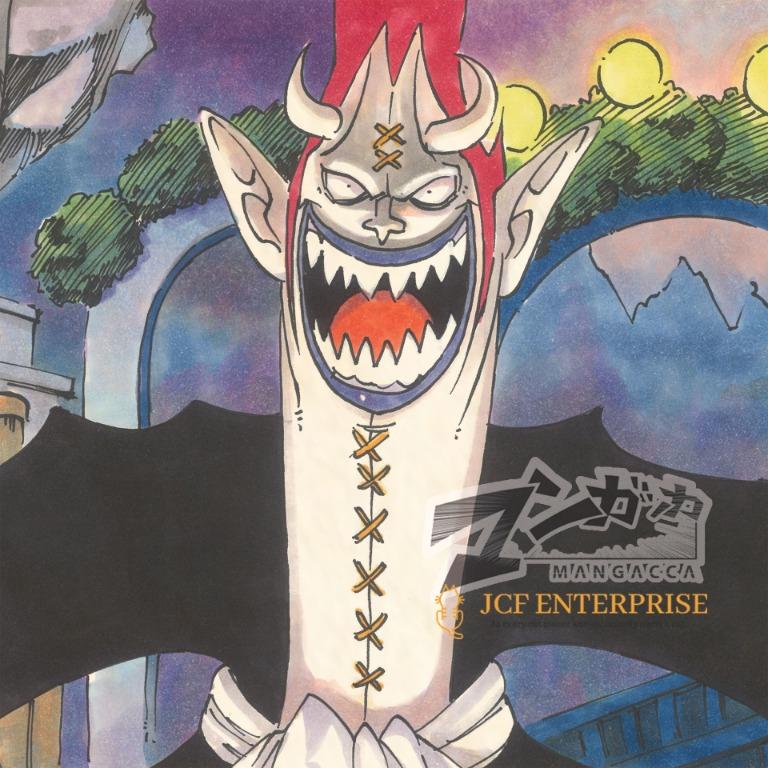 [MANGACCA] One Piece Wanted Seven Warlords Gecko Moria Hand Drawn Gold ...