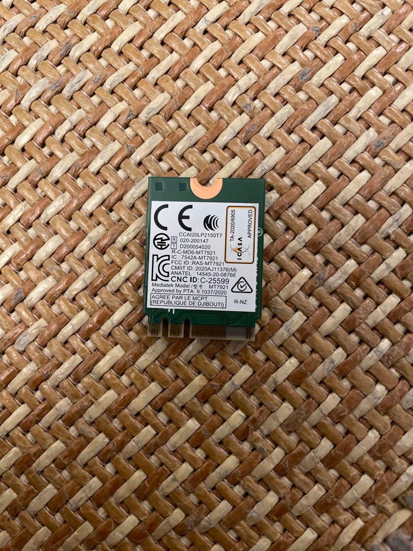 MediaTek MT7921 WIFI6 Card for Laptop Uprade, Computers & Tech, Parts ...