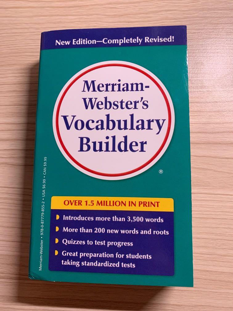 Merriam-Webster Vocabulary Builder #MustGo, Hobbies & Toys, Books ...