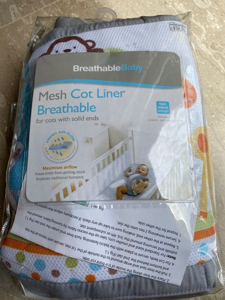 Mesh cot liner, Babies & Kids, Baby Nursery & Kids Furniture, Cots ...