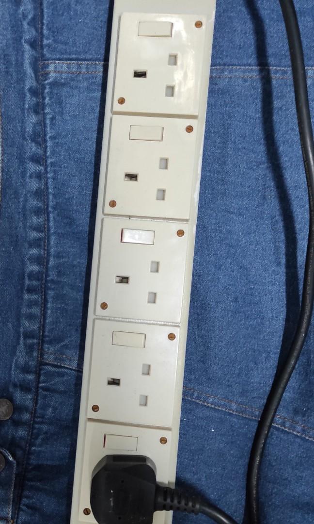 Metal Case Power Socket Can mount on wall, TV & Home Appliances ...