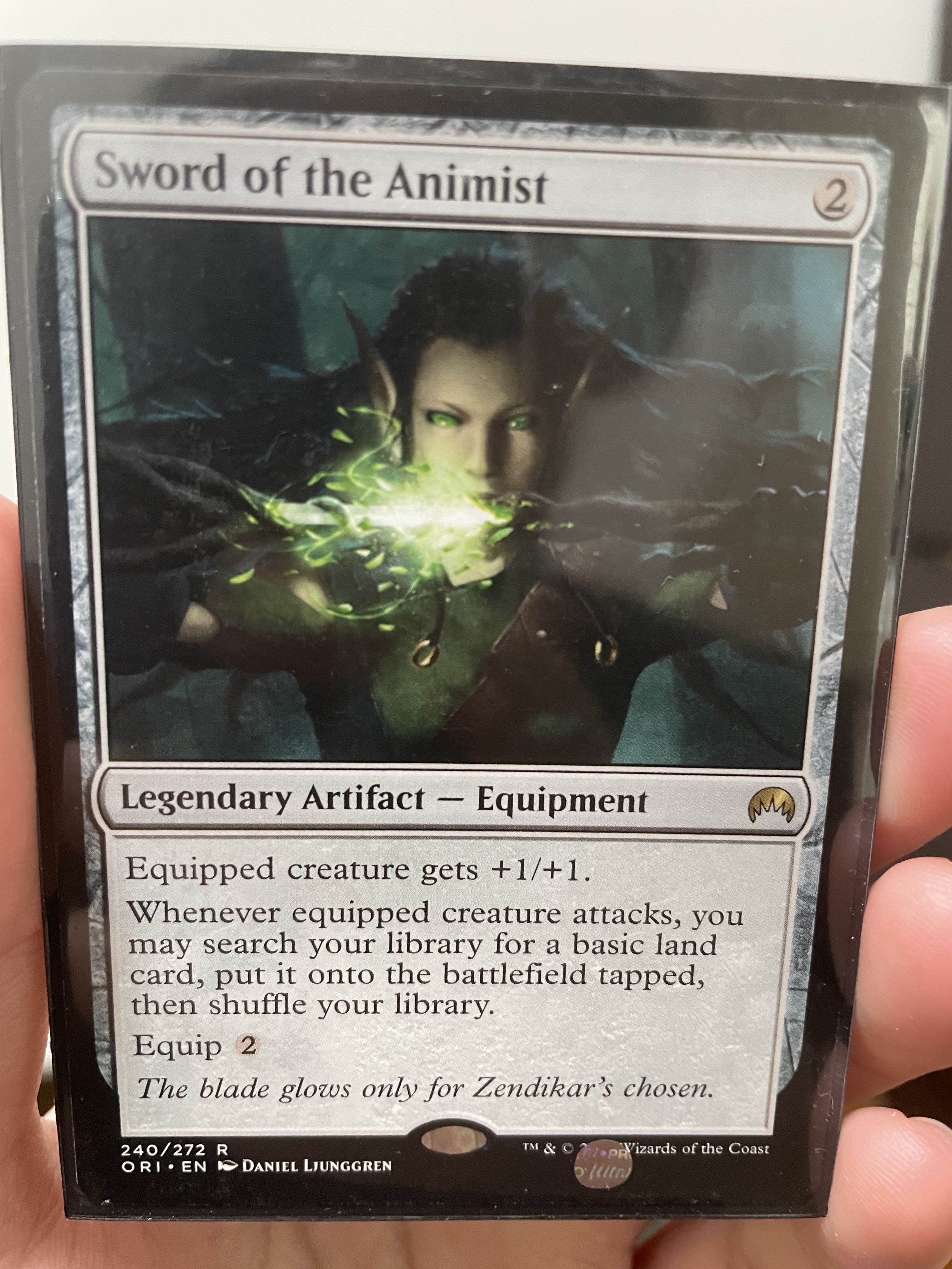 MTG Sword of the Animist, Hobbies & Toys, Toys & Games on Carousell