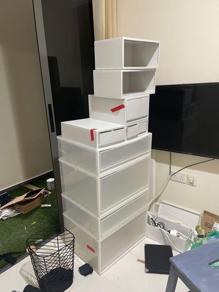 Muji storage drawera, Furniture & Home Living, Furniture, Shelves ...