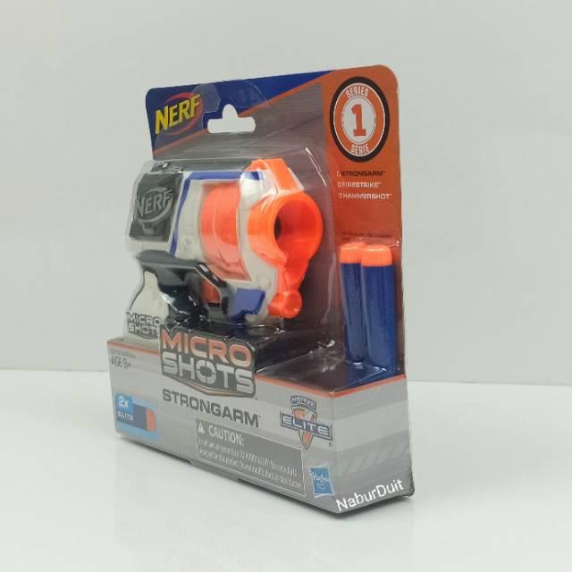 Nerf Micro Shots Strongarm, Bayi & Anak, Mainan & Baby Walker di Carousell