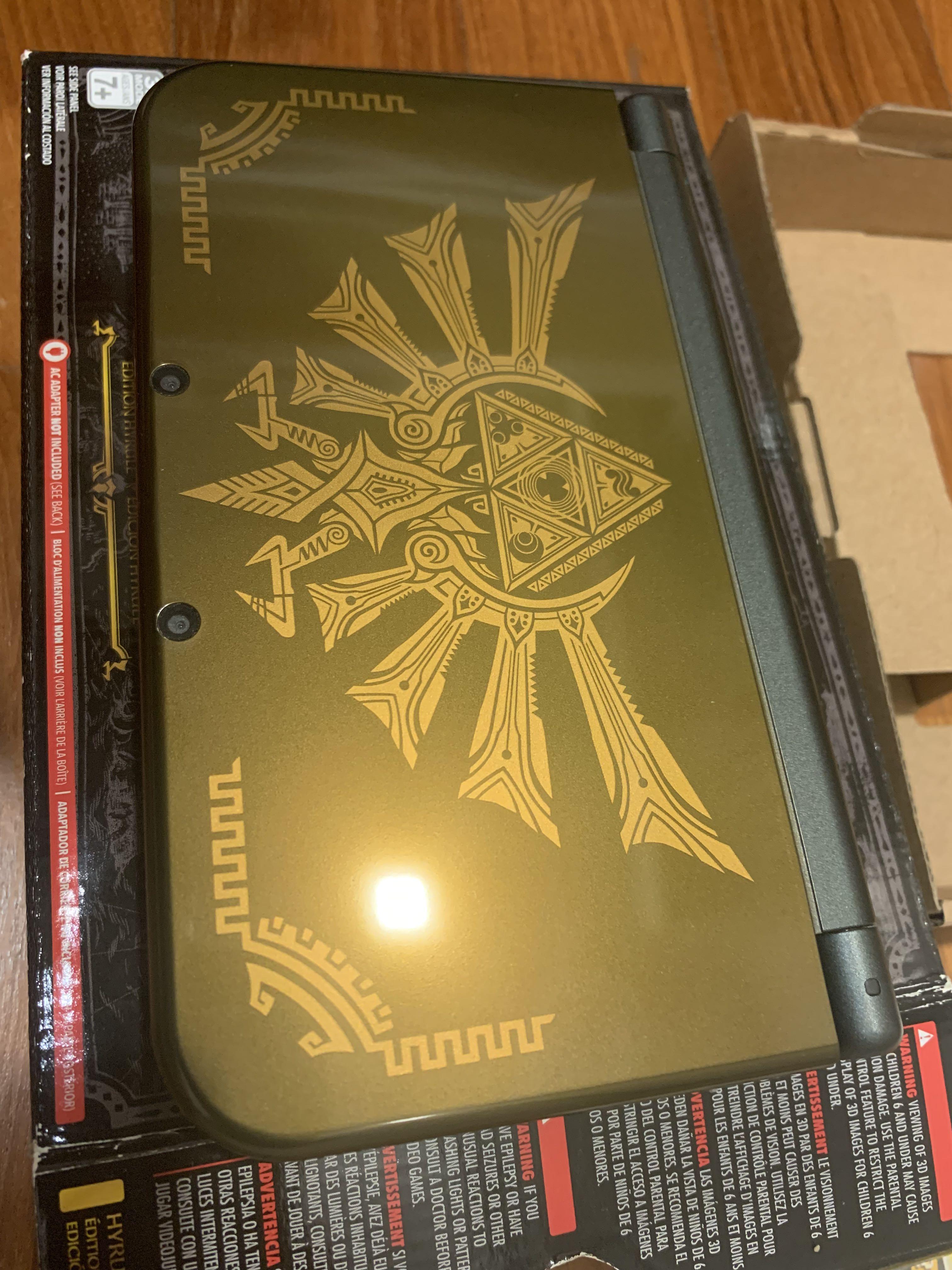 New Nintendo 3DS XL Hyrule Edition, Video Gaming, Video Game Consoles ...