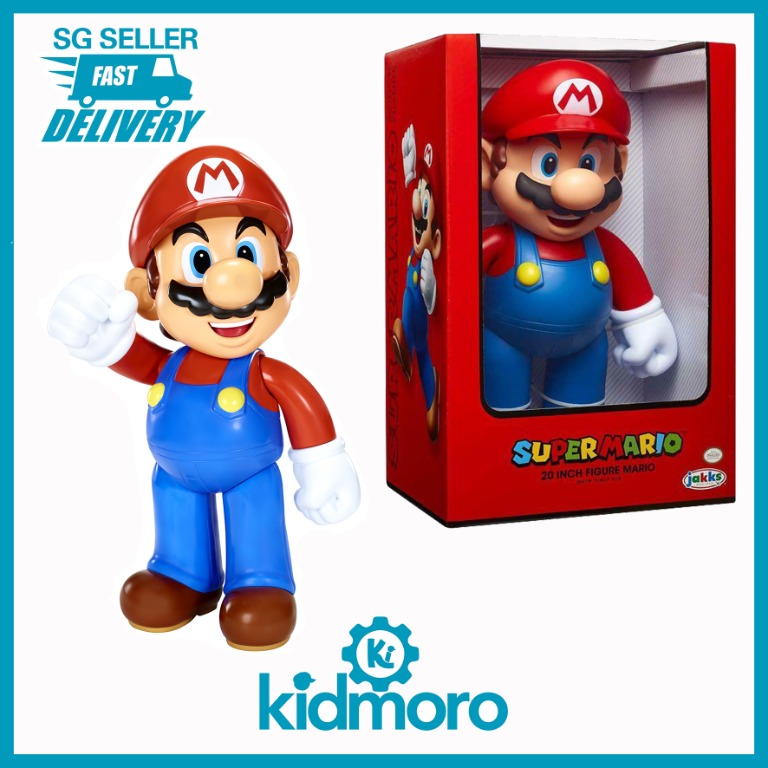 Nintendo Super Mario 20-inch Mario Big Figure, Poseable Action Figure ...