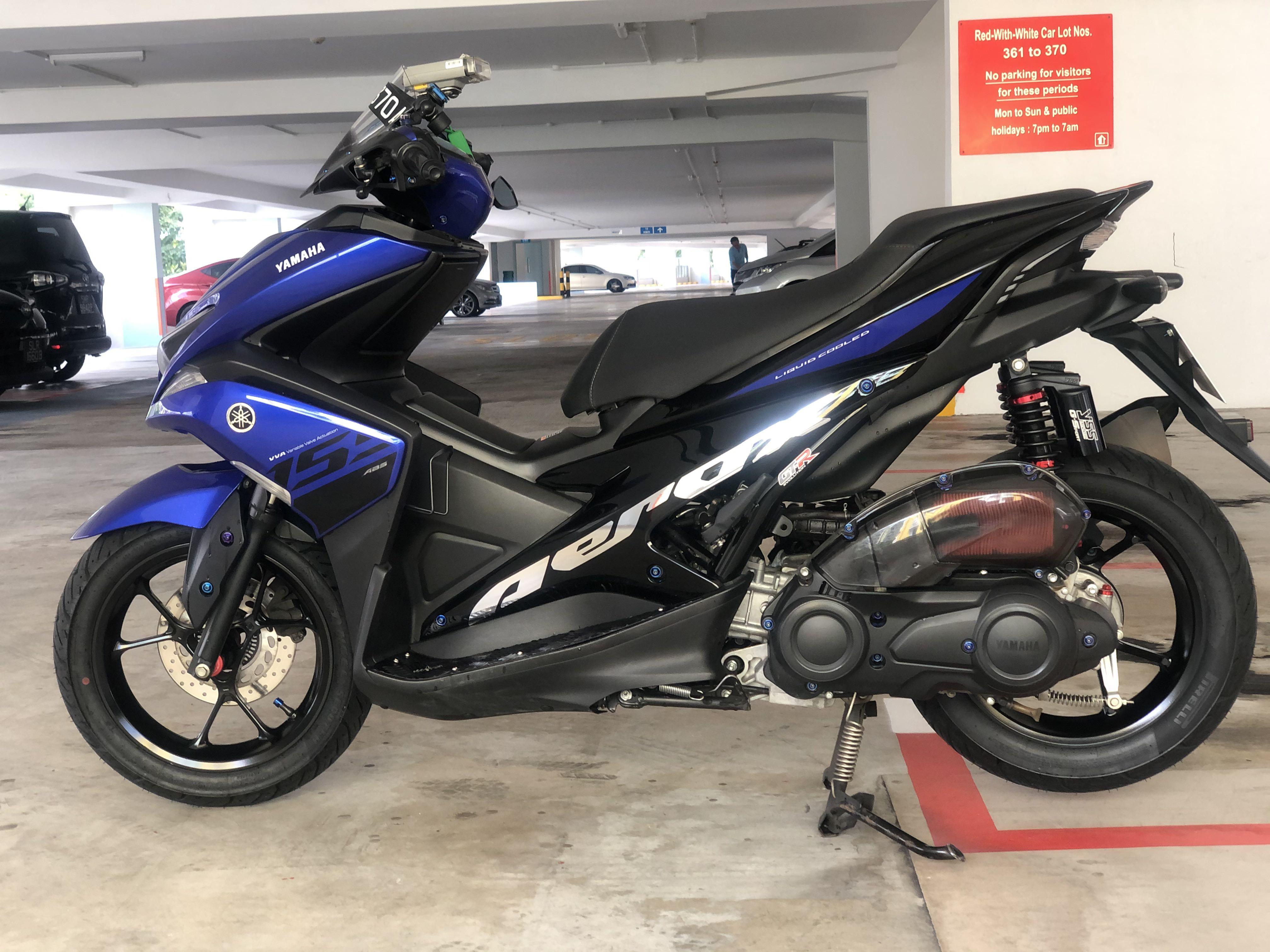 Nvx blue coverset, Motorcycles, Motorcycle Accessories on Carousell