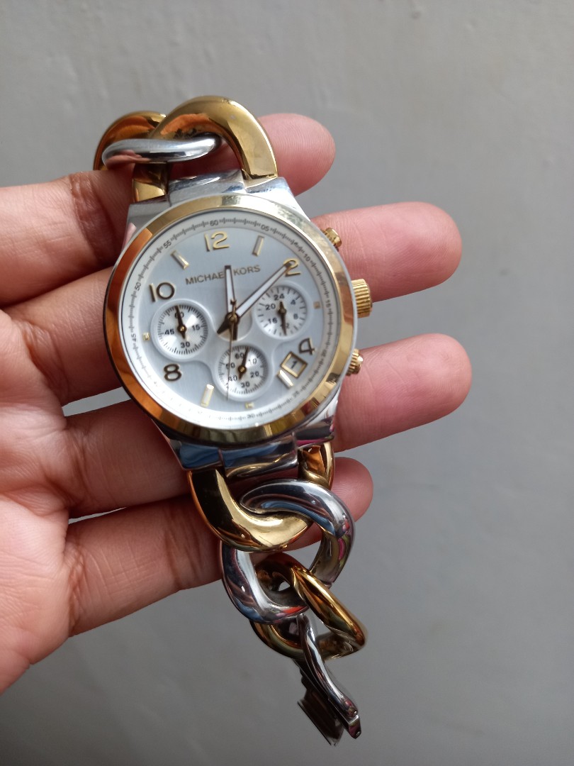 Orig Michael Kors Runaway twisted ladies watch MK3199, Luxury, Watches ...