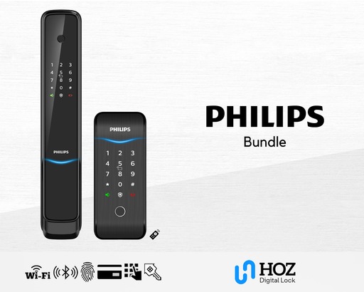 Philip Digital Lock 9300 + 5100K (Door Gate WIFI Bundle), Furniture ...