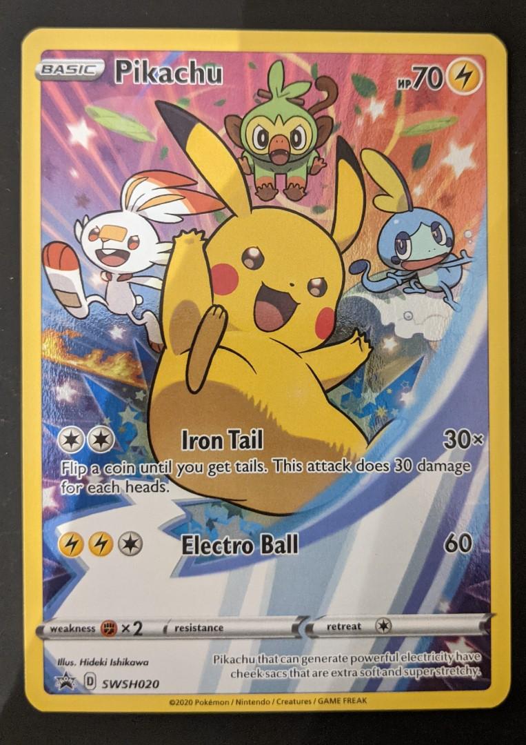 Pikachu swsh Pokemon, Hobbies & Toys, Toys & Games on Carousell