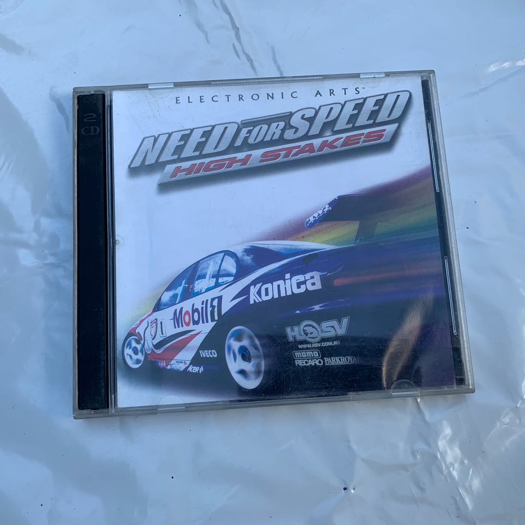 PO VINTAGE GAMES CD 1999 NEED FOR SPEED HIGH STAKES ELECTRONIC ART ...