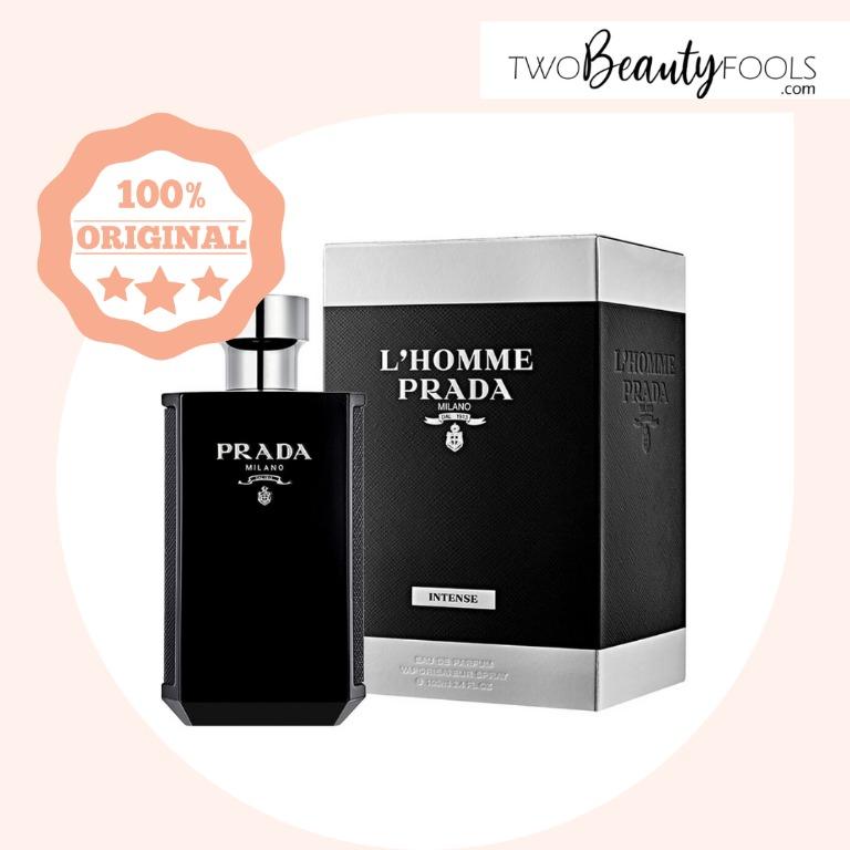 PRADA L'HOMME PRADA INTENSE EDP FOR MEN (100ml) [Brand New 100% ...