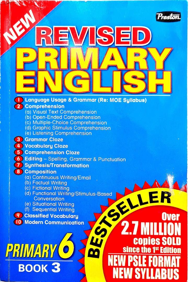 Primary 6 Revised Primary English Book, Hobbies & Toys, Books ...