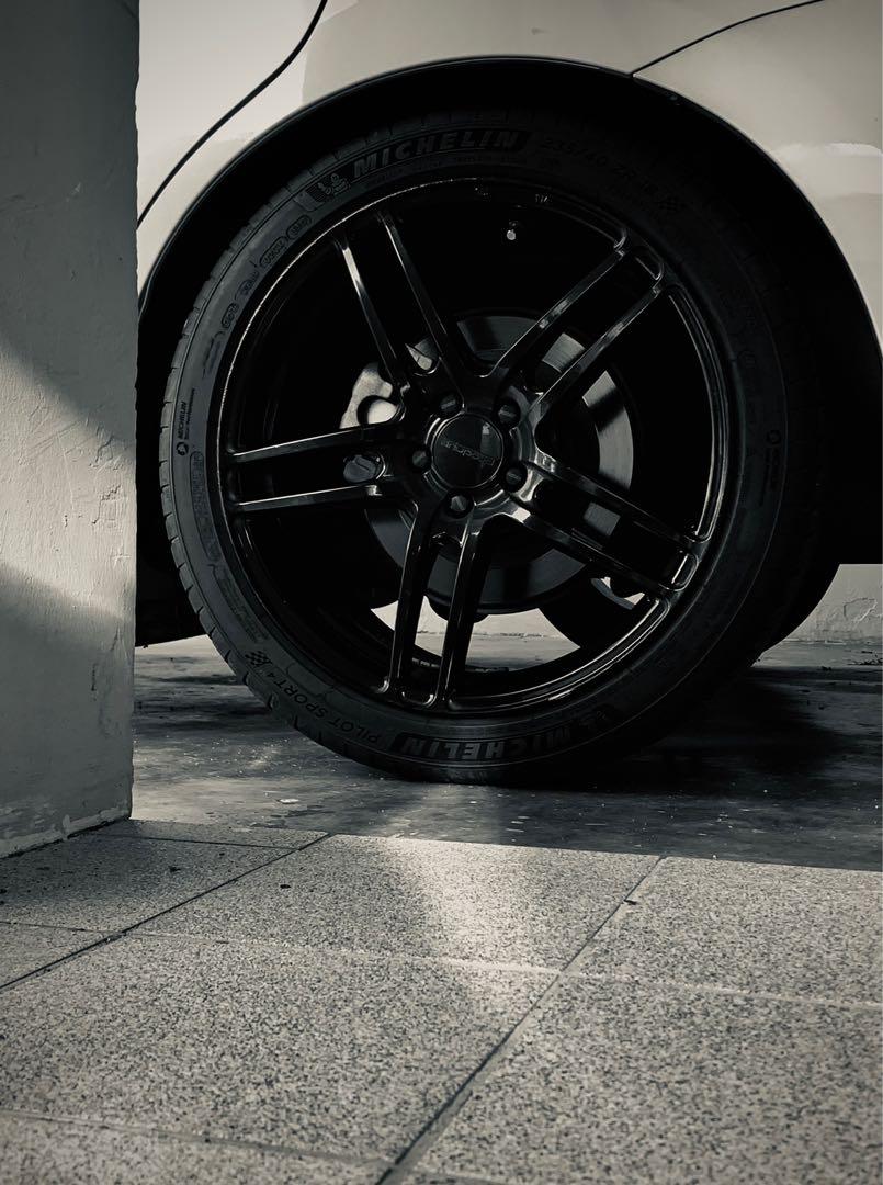 Japan Prodrive rims 18” 5x100, Auto Accessories on Carousell