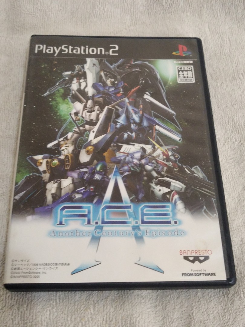 ps2 異世紀機器人大戰 ACE 日版 原廠, 電玩遊戲相關, 電玩、電腦遊戲軟體, PlayStation在旋轉拍賣