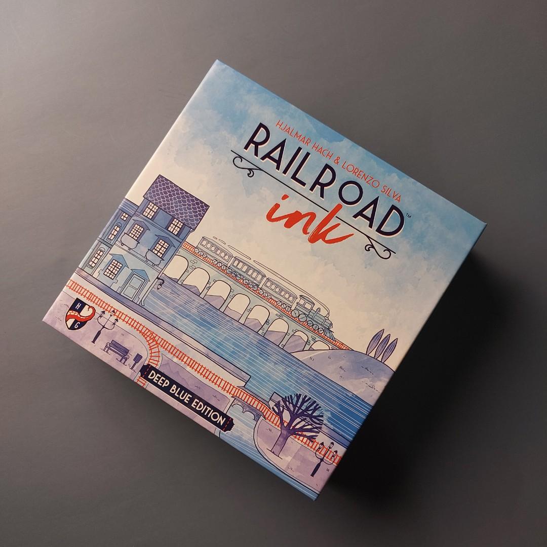 Railroad Ink Blue Edition, Hobbies & Toys, Toys & Games on Carousell