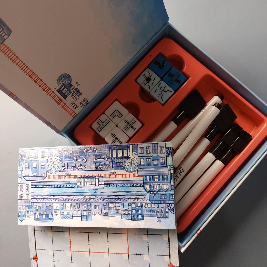 Railroad Ink Blue Edition, Hobbies & Toys, Toys & Games on Carousell
