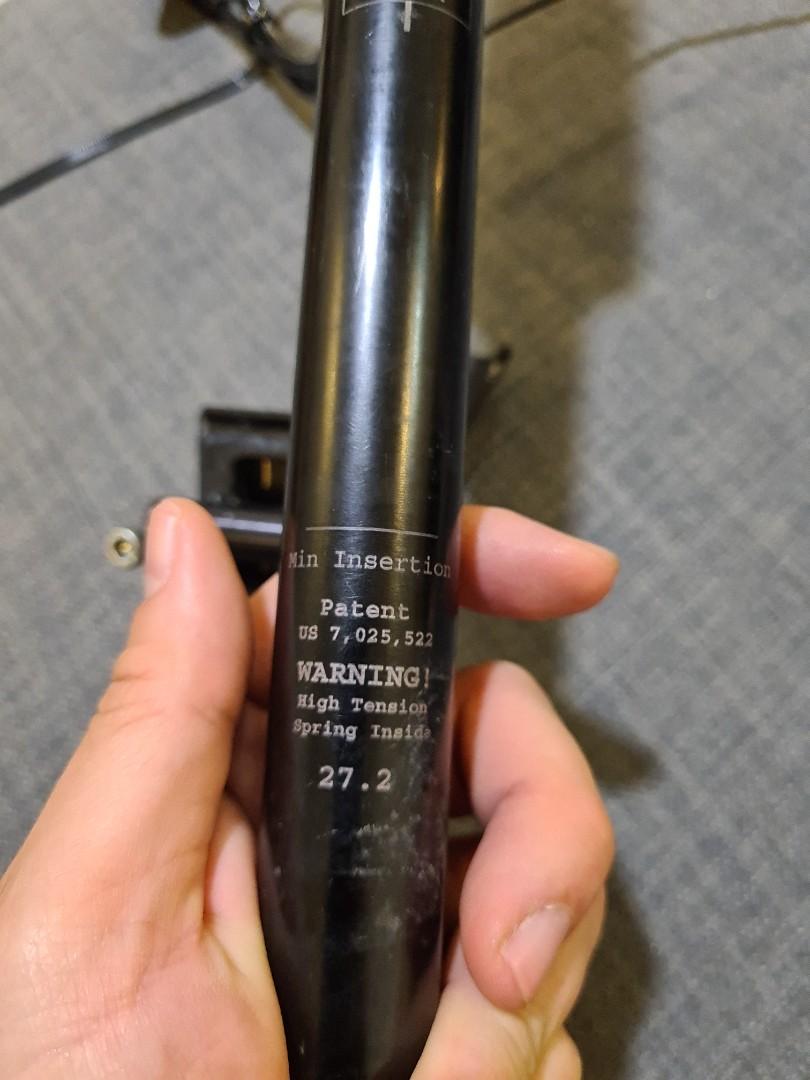 Retro Gravity Dropper seatpost 27.2. Rare, Sports Equipment, Bicycles ...