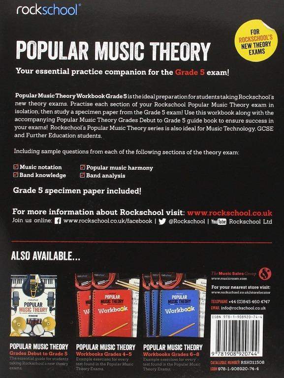 ROCKSCHOOL: POPULAR MUSIC THEORY WORKBOOK GRADE 5, Hobbies & Toys ...