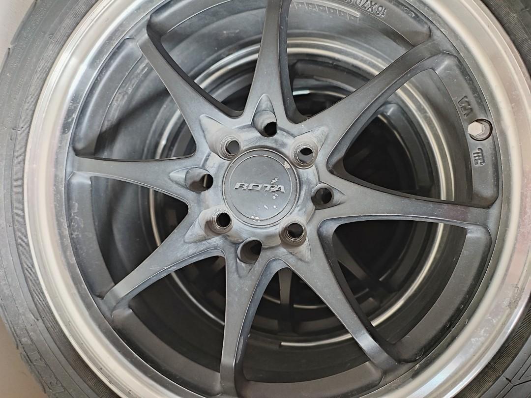 ROTA FIGHTER 16 INCH MAGS, Car Parts & Accessories, Mags and Tires on ...