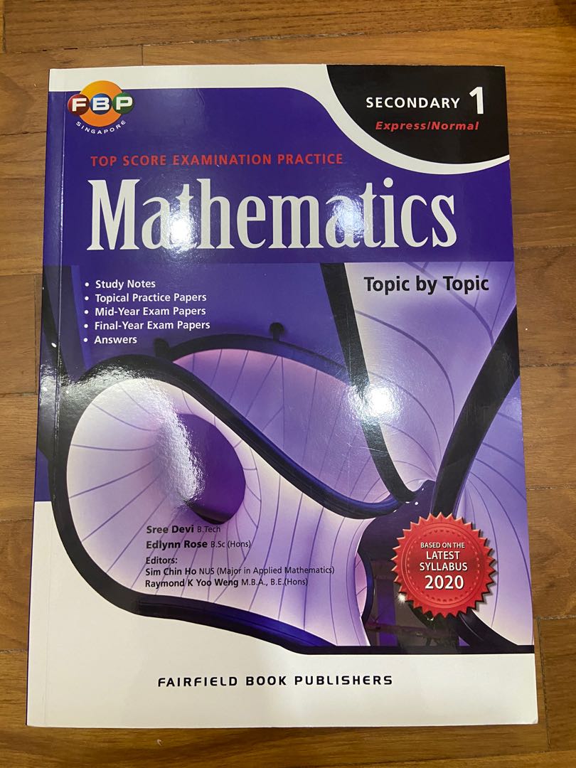 Sec 1 Mathematics Assessment Book, Hobbies & Toys, Books & Magazines ...