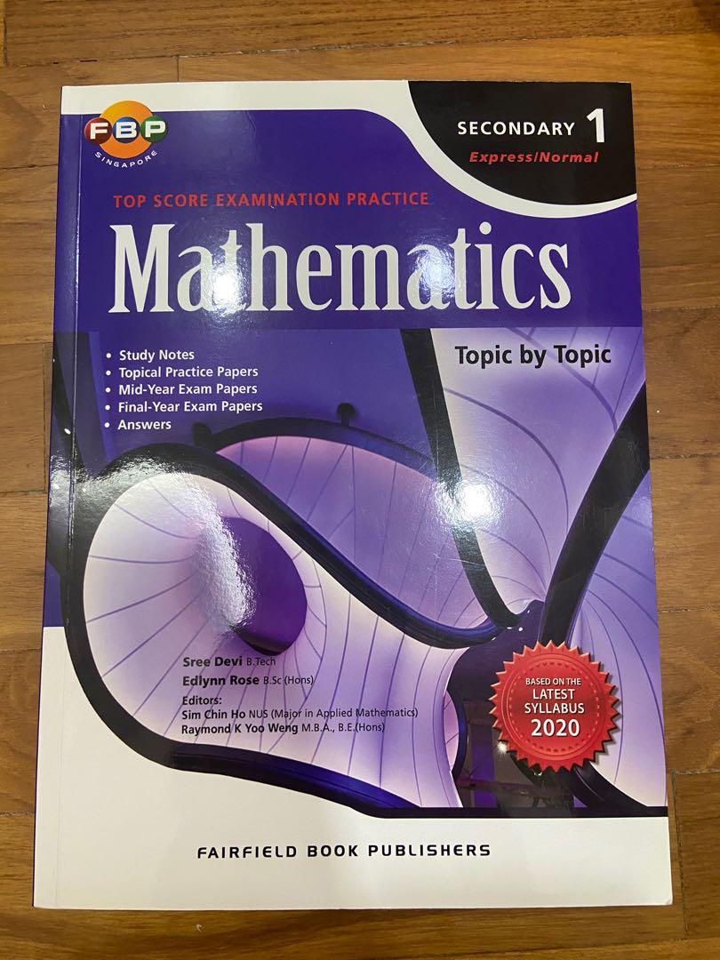 Sec 1 Mathematics Assessment Book, Hobbies & Toys, Books & Magazines ...