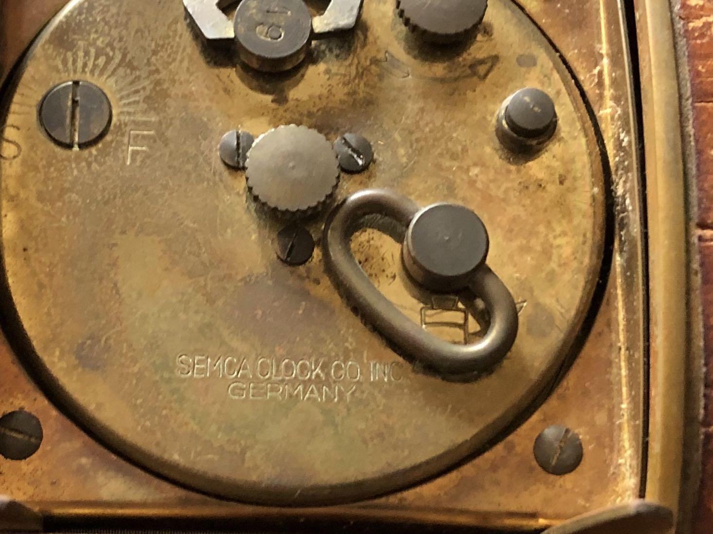 SEMCA travel desk clock with alarm retro vintage mid century eames ...