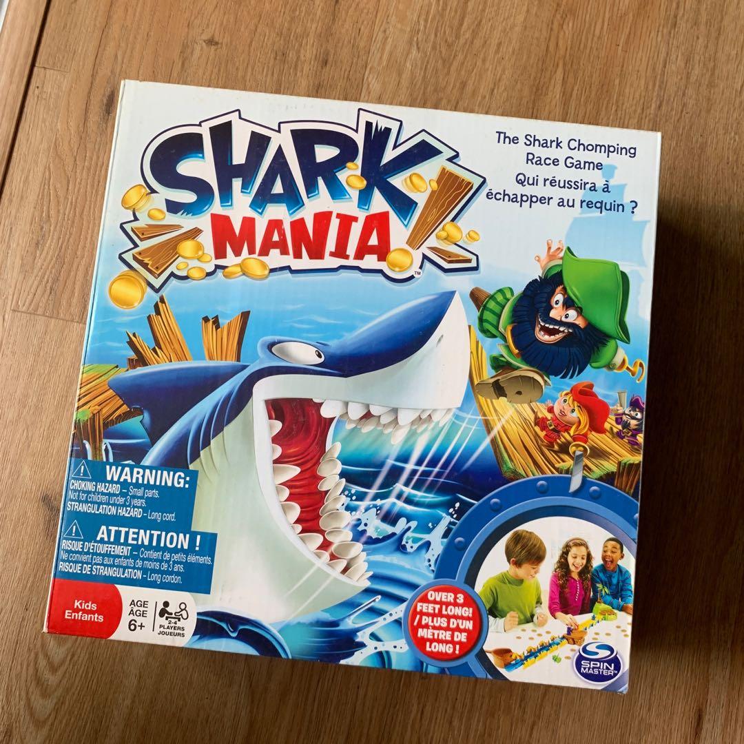 Shark Mania game by spin master, Hobbies & Toys, Toys & Games on Carousell