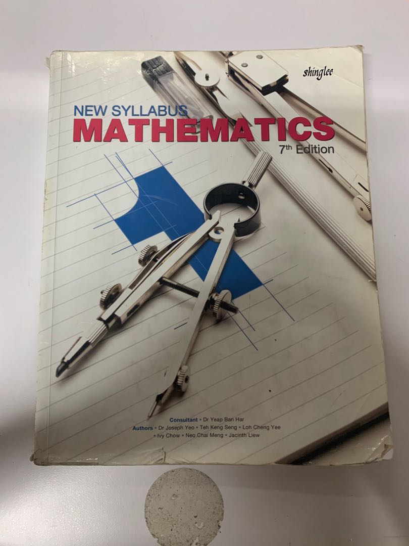 Shinglee New Syllabus Mathematics Math 7th Edition Secondary Sec 1 ...
