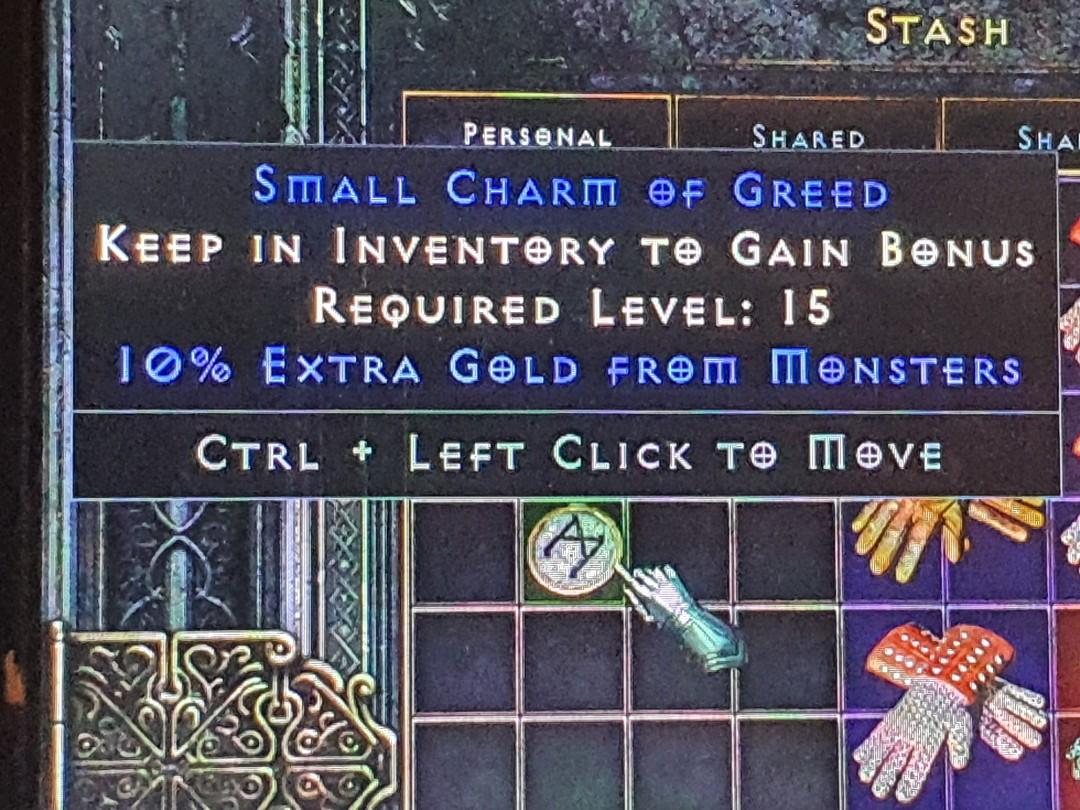 Small Charm Of Greed D2R Diablo II Resurrected (Softcore) (PC/PS4/PS5 ...