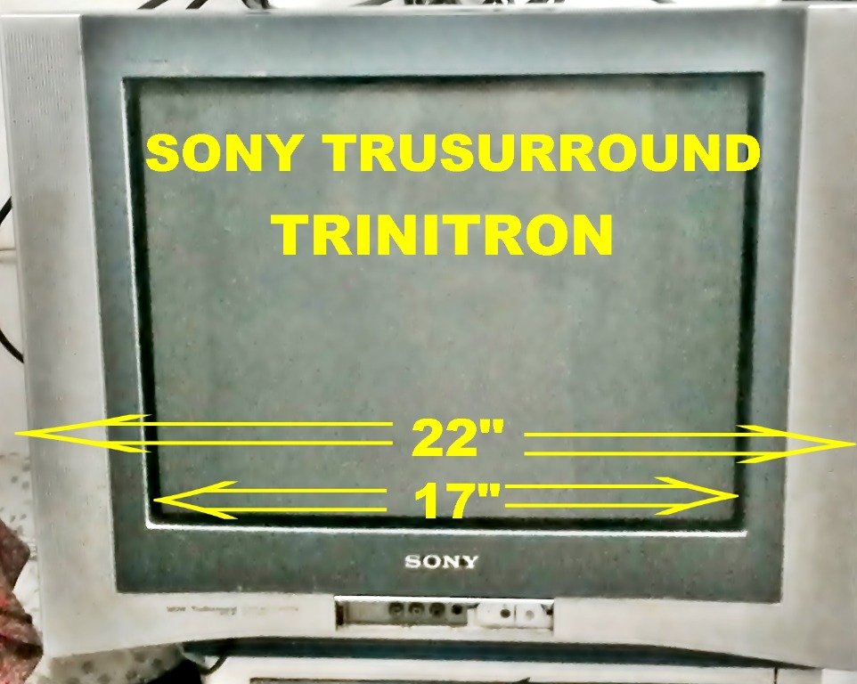 FOR SALE SONY TRINITRON SURROUND TV, TV & Home Appliances, TV ...