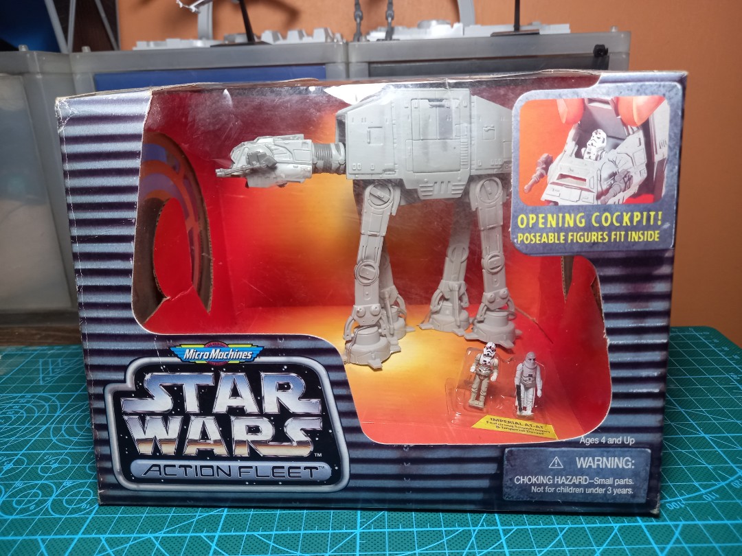 Star Wars Imperial At-At Walker Action Fleet galoob 1996 Vintage ...