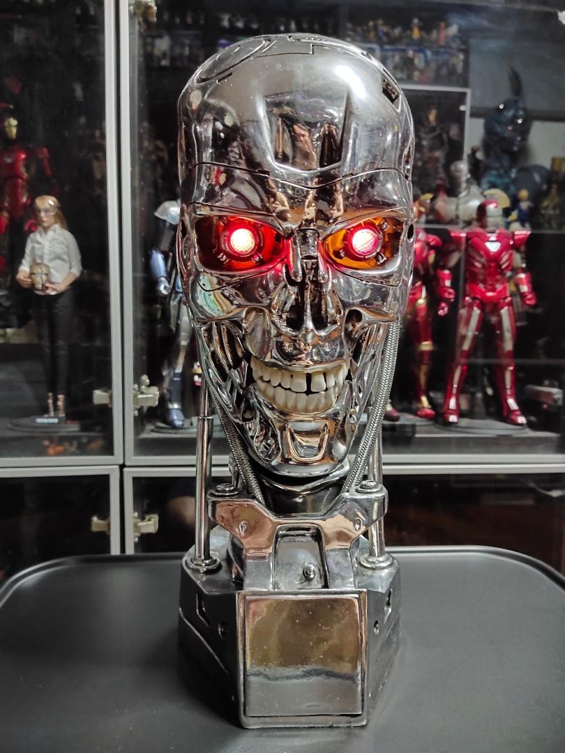 Terminator life size 1:1 endoskeleton head T:2 props replica, Hobbies ...