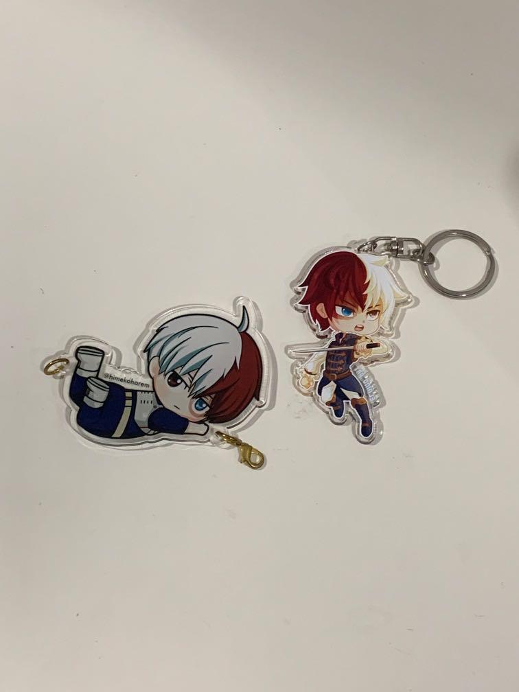 Todoroki BNHA keychains boku no hero academia, Hobbies & Toys ...