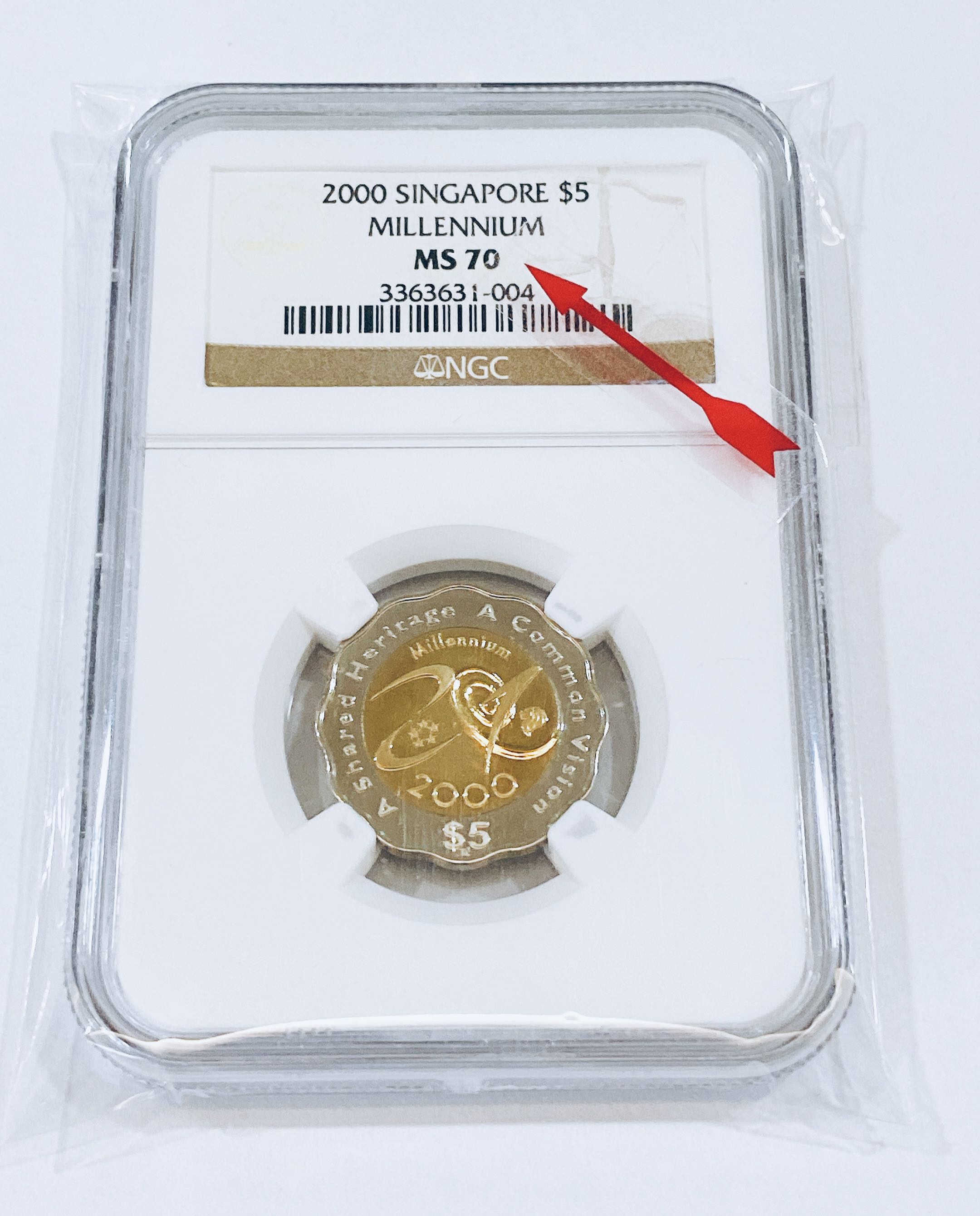 ⚠️ToP PoP⚠️ Only 1 / NGC MS70 / Singapore Millennium $5 Coin, Hobbies ...