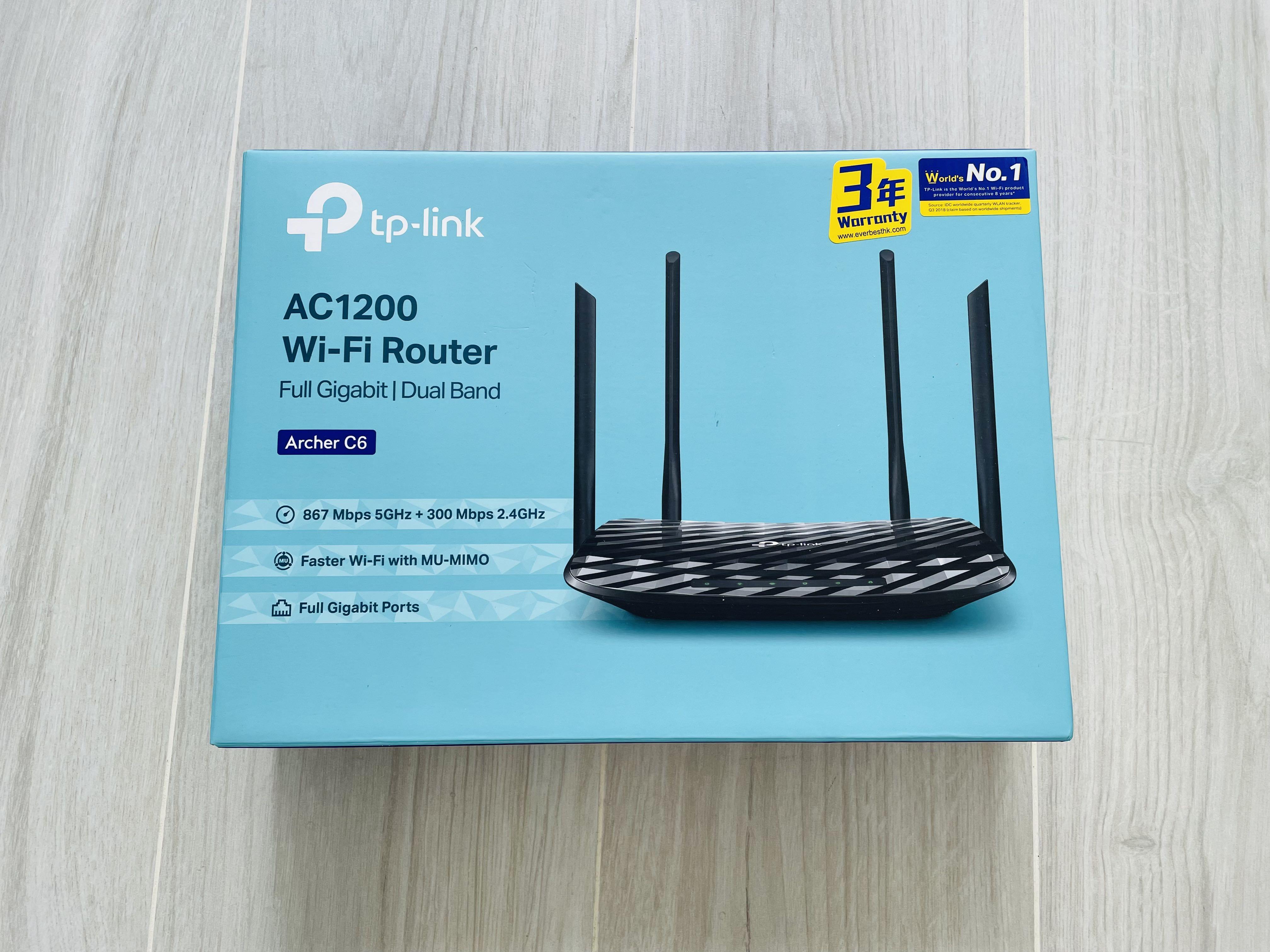 TP - Link AC 1200 Wi -Fi Router, 電腦＆科技, 電腦周邊及配件, Wifi及上網相關產品 - Carousell