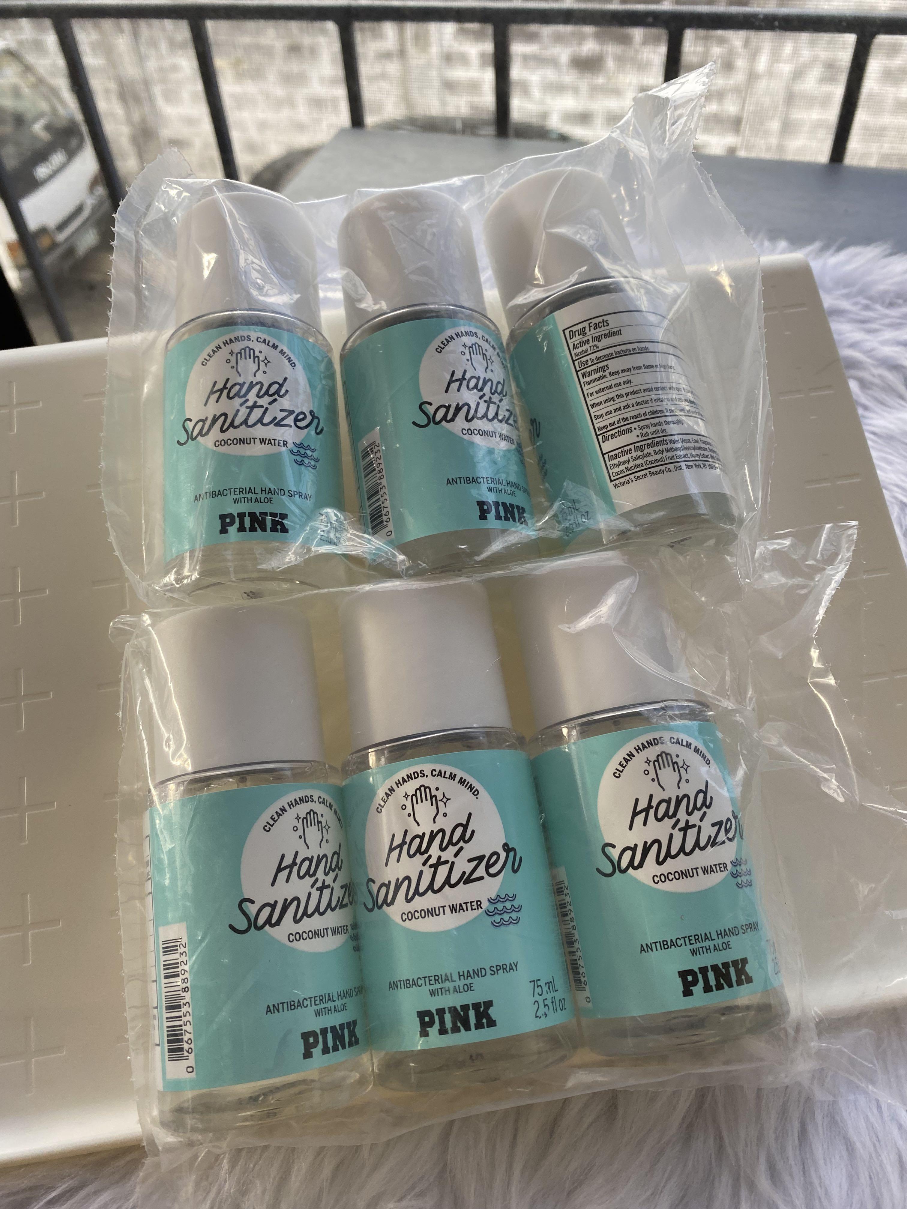 Victoria's Secret PINK Hand Sanitizer Coconut Water, Beauty & Personal ...