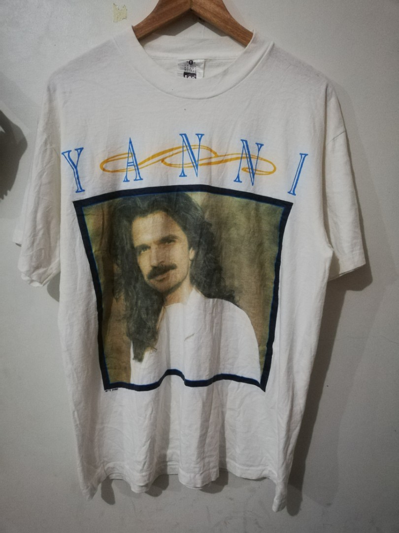 Vintage 1992 YANNI, Men's Fashion, Tops & Sets, Tshirts & Polo Shirts ...