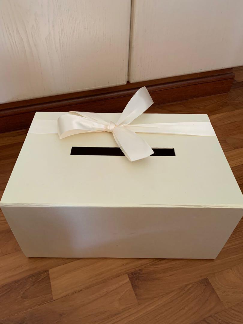 Wedding angpao box, Furniture & Home Living, Home Improvement ...