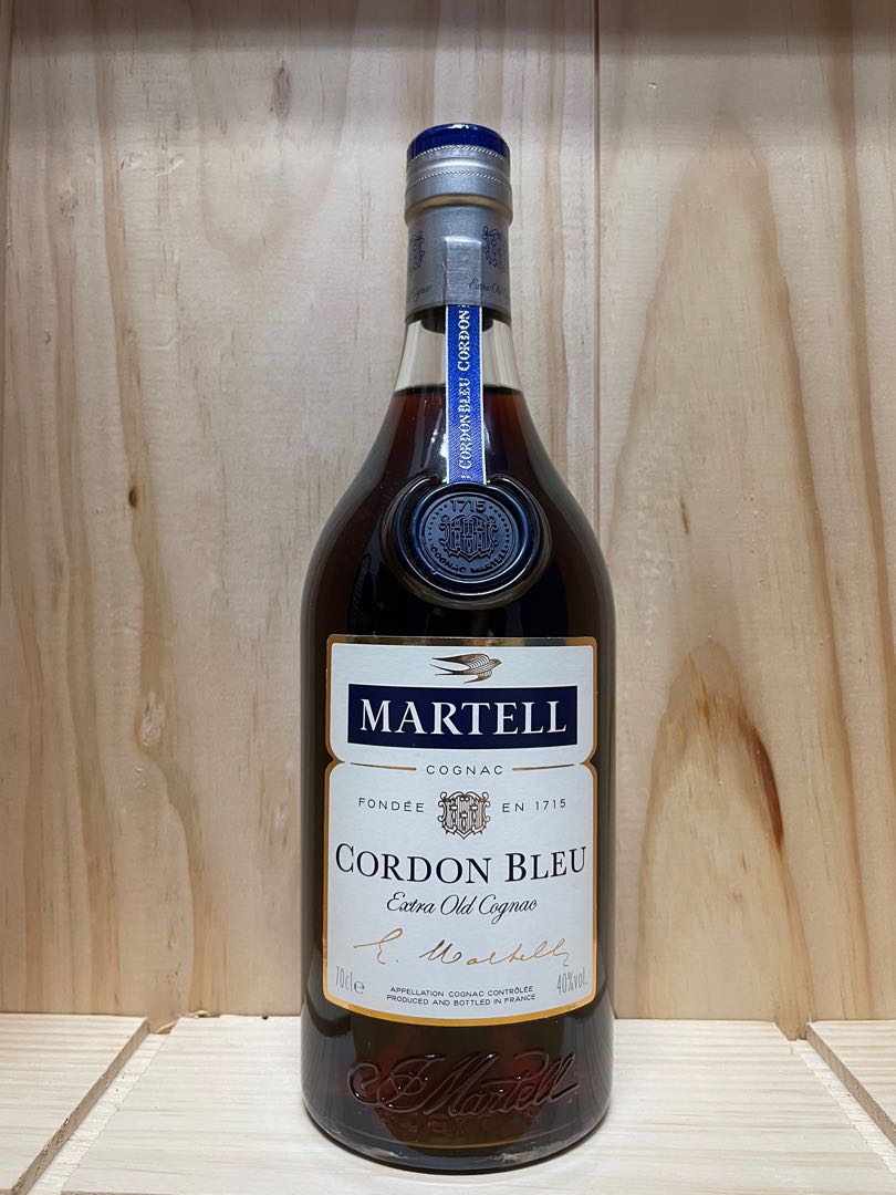 日版 藍帶馬爹利 干邑 白蘭地 Martell Gordon Bleu Extra Old Cognac 40% 700ml, 嘢食 & 嘢飲 ...
