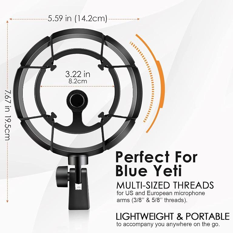 實體店鋪 Blue Yeti Shock Mounts, [Custom Built for Blue Yeti Mic Series ...