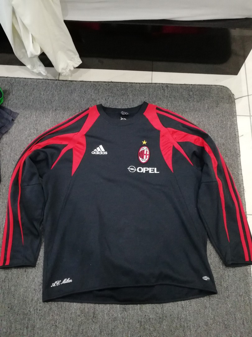 AC Milan Sweater. Adidas. Size XL, Men's Fashion, Activewear on Carousell