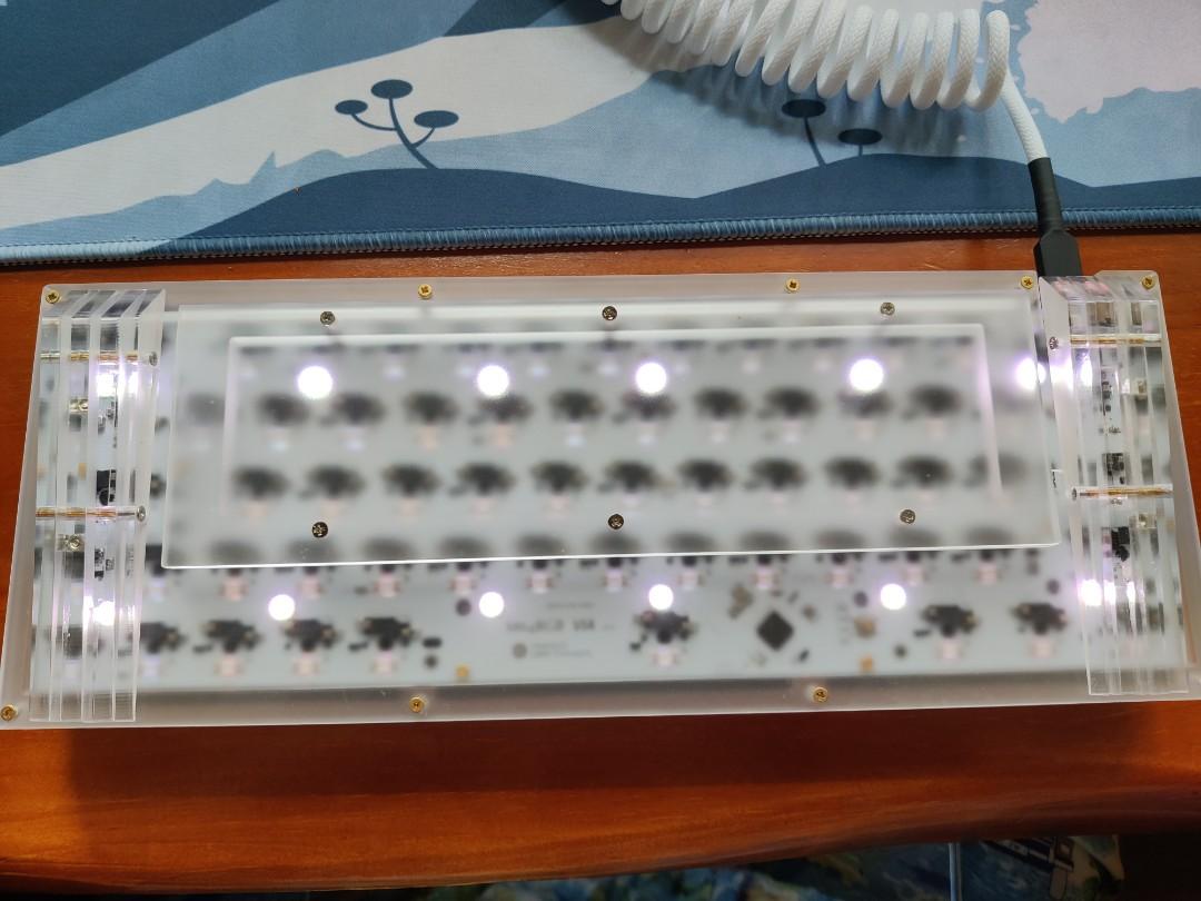 Acrylic stack GK64 custom keyboard build gd64 60%, Computers & Tech ...